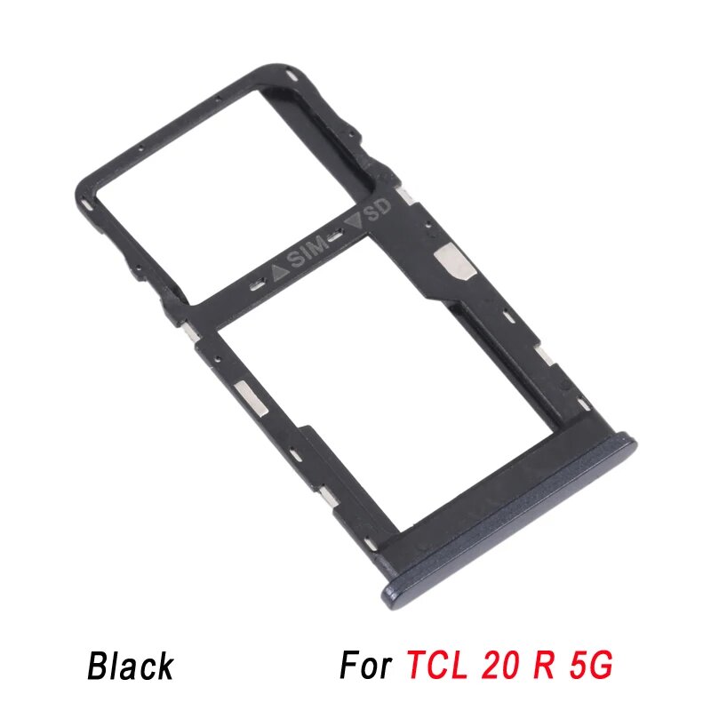 SIM-карта Лоток + SIM-карта/телефон для TCL 20 лоток для карт памяти Micro SD/TCL Black TCL 20 R 5G