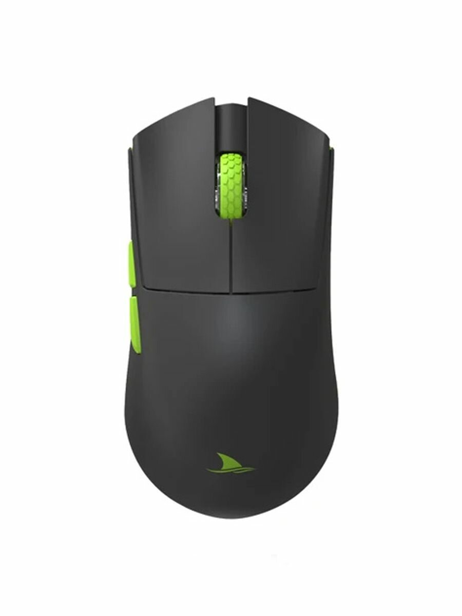 Darmoshark M3S Pro, черный/зеленый, мышь игровая беспроводная