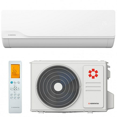 Настенный кондиционер Kentatsu "Kumo" KSGKU26HZRN1, 25м², мощность обогрева 3 кВт