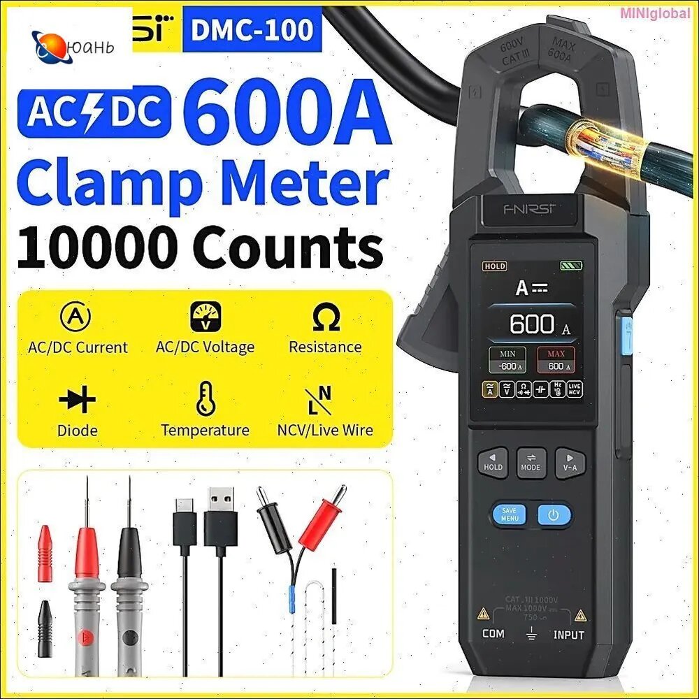 FNIRSI DMC - 100 плоскогубцы постоянного тока