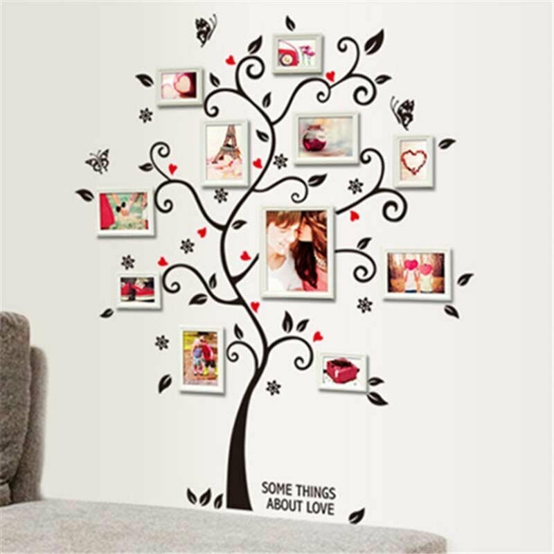DIY съемные наклейки на стену с изображением дерева, PVC, 45x60 см