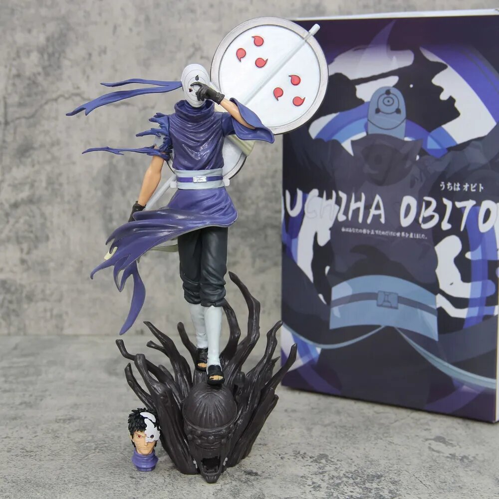 Фигурка Naruto Учиха Обито（27cm) Красивый цвет R297 из ПВХ — фото 1
