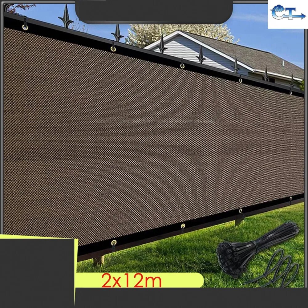 Know EasyxПриватная сетка Для крыльца балкона Коричневый цвет 2 x 12 м модель серии