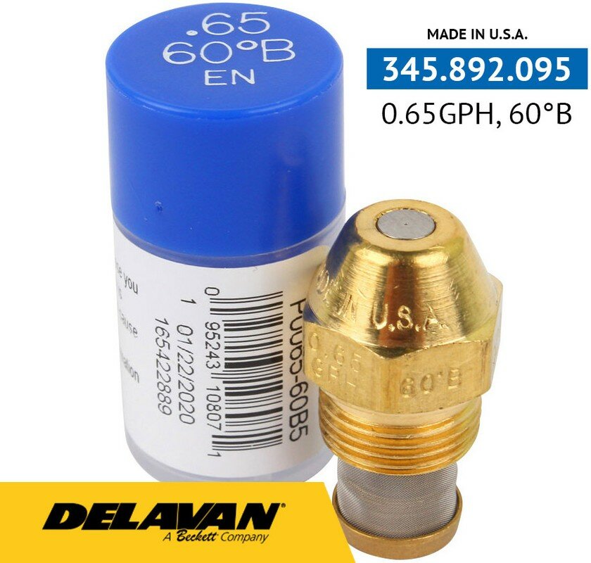 Топливная форсунка Delavan 0.65GPH, 60B (5) P0065-60B5