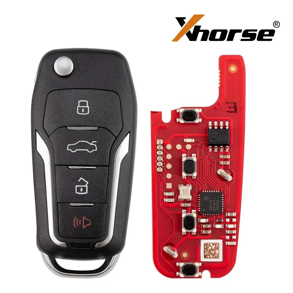 XHORSE XKFO21EN VVDI удаленный автомобильный ключ 2-го поколения серии XK Universal Smart для Ford работа с инструментом программатора VVDI2 5 шт./лот