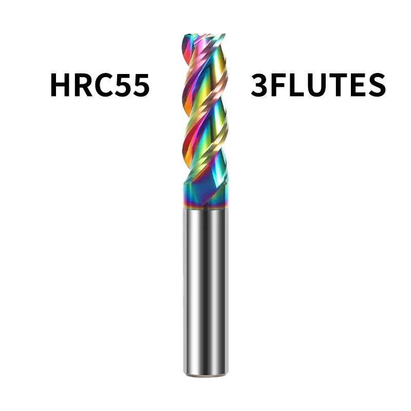 Фреза HRC55 3Flutes D2.5x4x50 мм