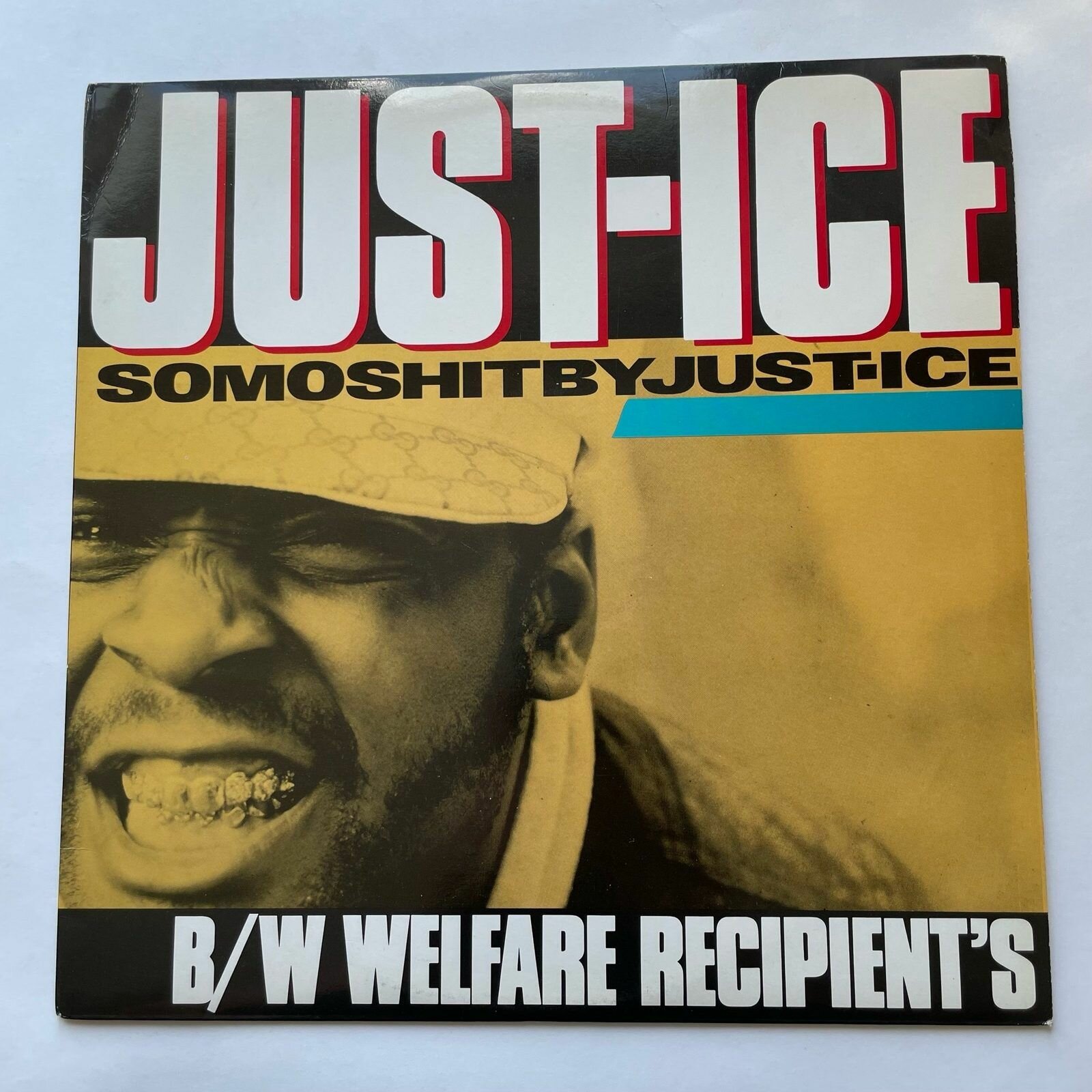 Винтажная виниловая пластинка Just Ice Somoshitbyjust ice, Welfare Recipient's (США 1989)