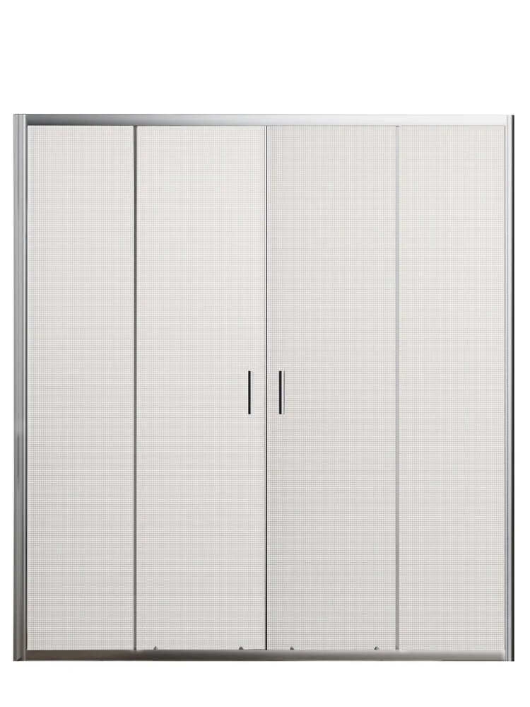 Душевая дверь в нишу Vincea Сити (City) VDS-5CT2170MT, 170 см, профиль хром, стекло текстурное