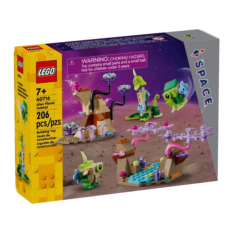 Конструктор LEGO Обитель на планете пришельцев 40716, Alien Habitat 206 Pcs
