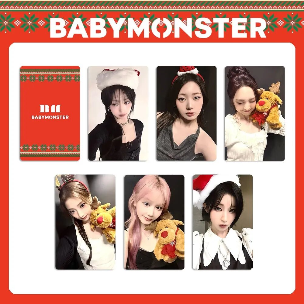 BABYMONSTER Карточки Коллекционная карточка 54 * 86 мм 6 шт