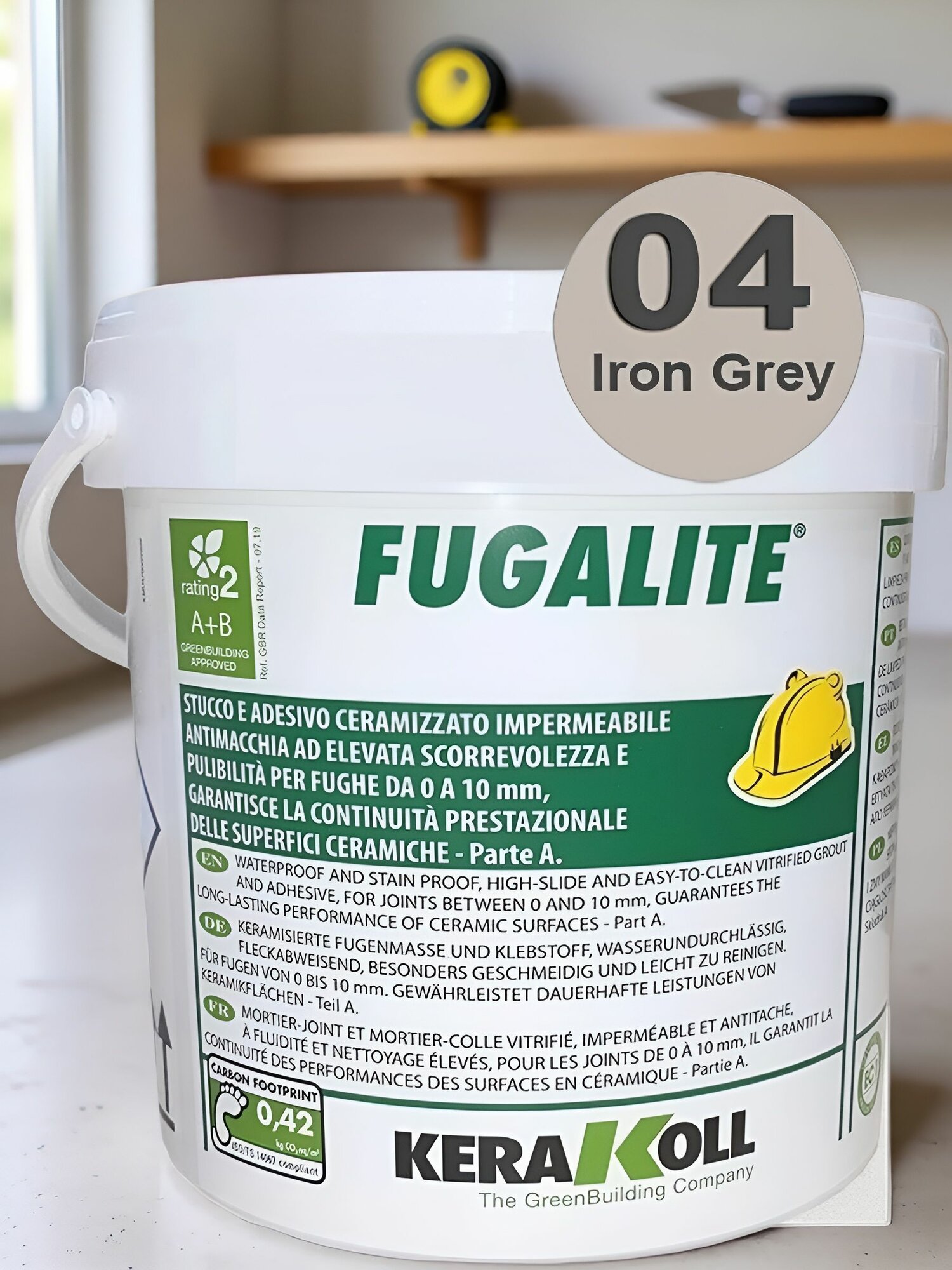 Эпоксидная затирка Kerakoll Fugalite №04 Grigio Ferro 3 кг FGLT04