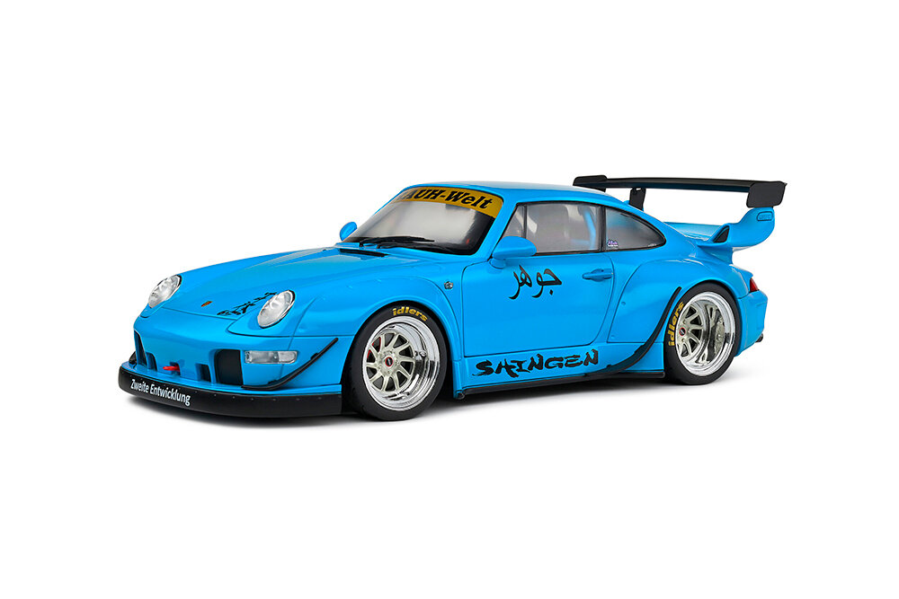 Модель коллекционная SOLIDO Porsche 911 (993) shingen rwb 2018 light blue / порше синий