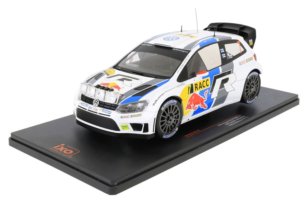 Модель коллекционная IXO Vw polo r wrc #7 latvala/antilla rally catalunya с люстрой 2013