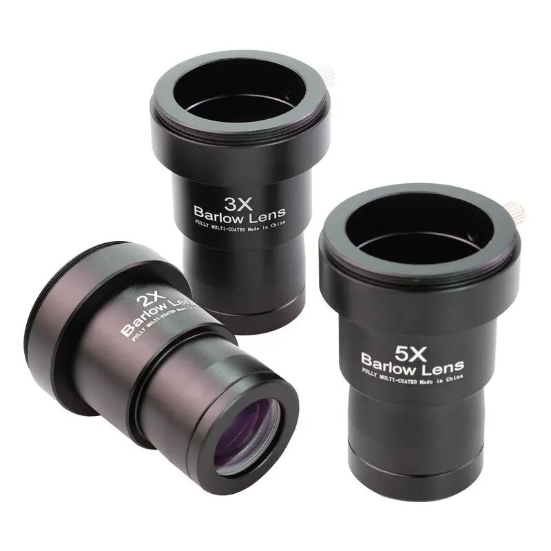 Линза Барлоу 1.25" 2x/3x/5x, набор