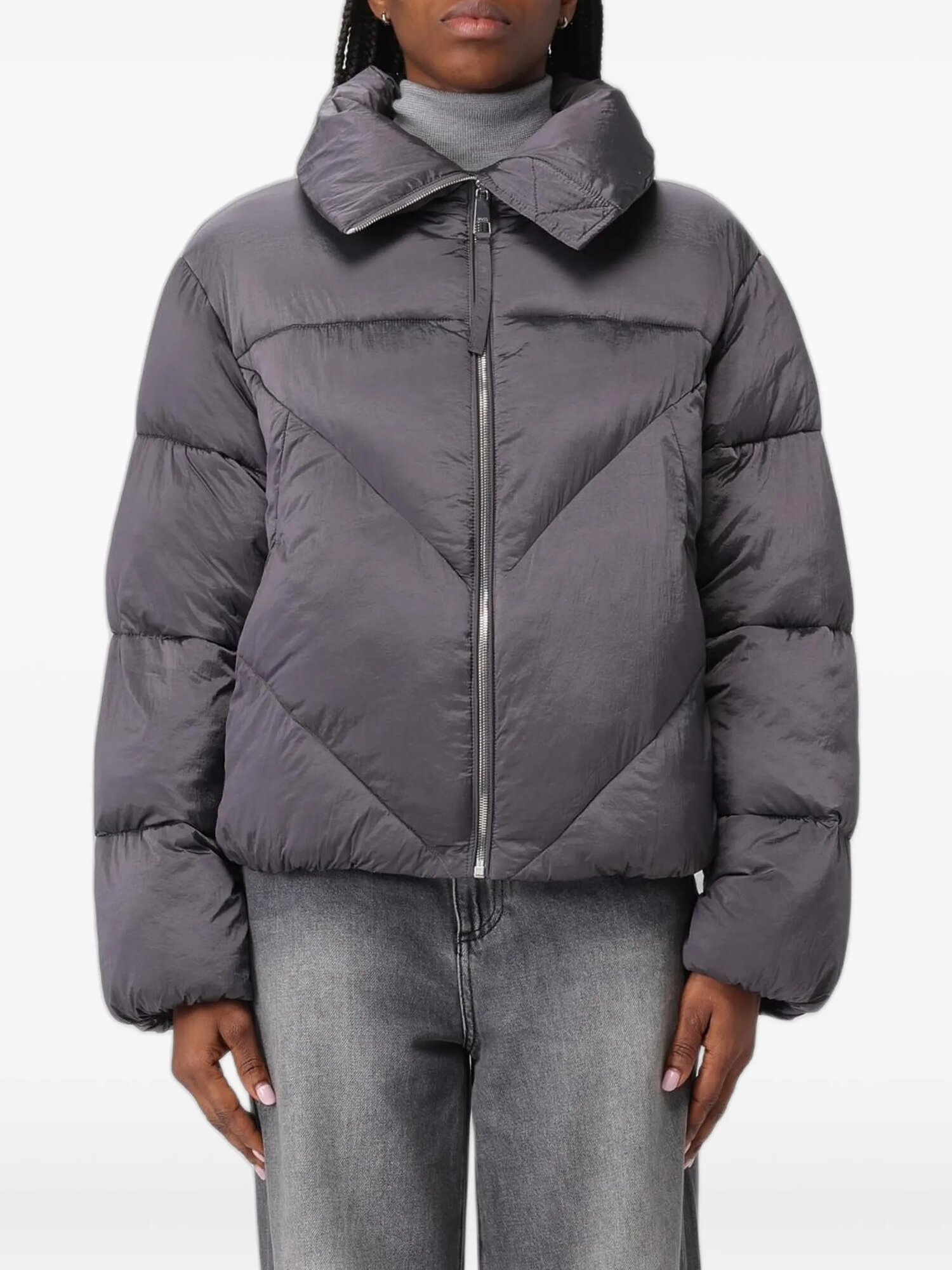 Куртка Quilted high-neck jacket