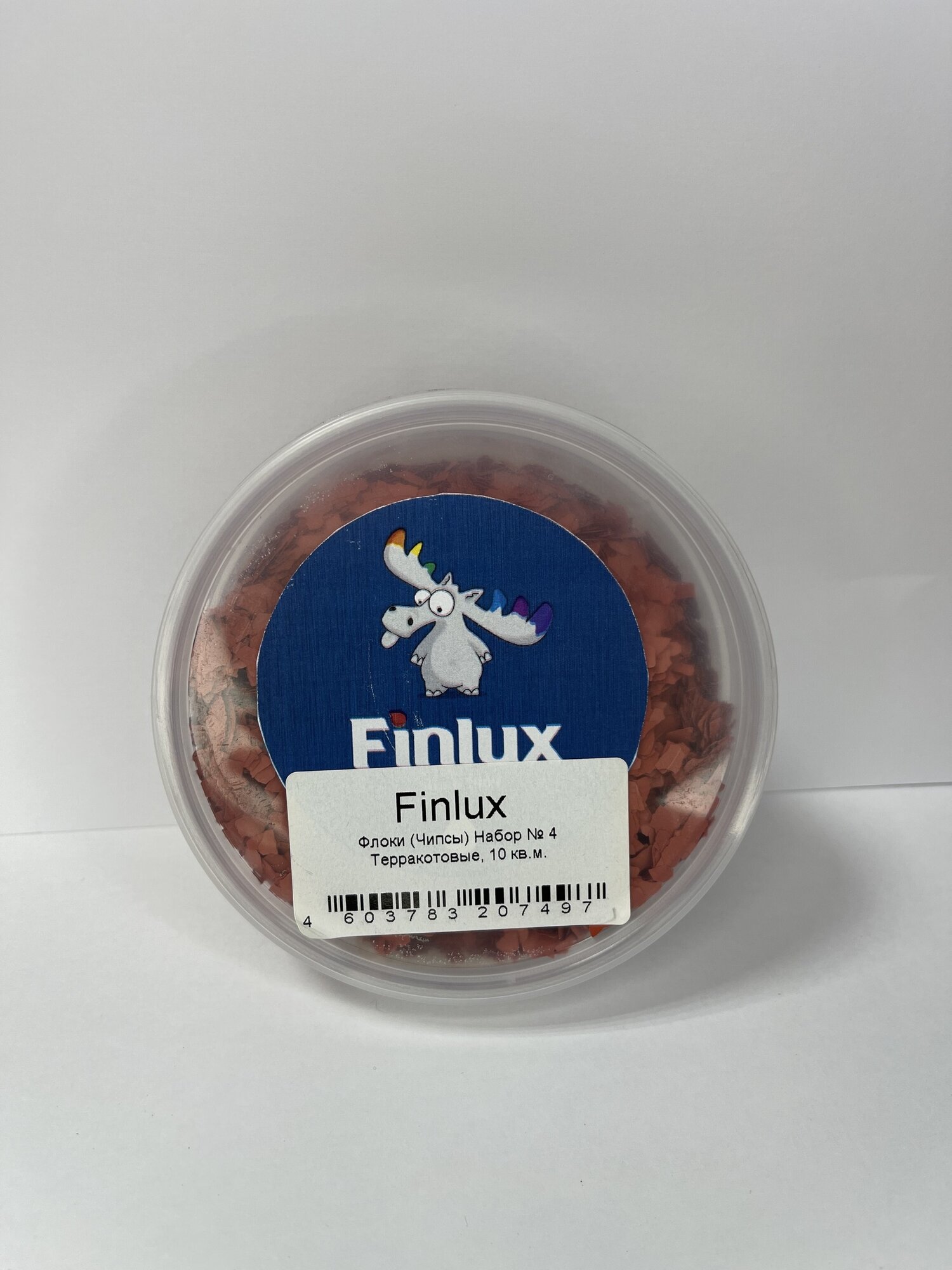 Флоки Finlux, набор №4, терракотовые, 10кв. м, коричнево-красный цвет
