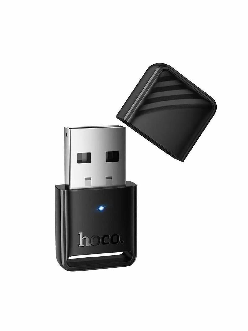Bluetooth адаптер Hoco UA42 USB BT v5.4, черный