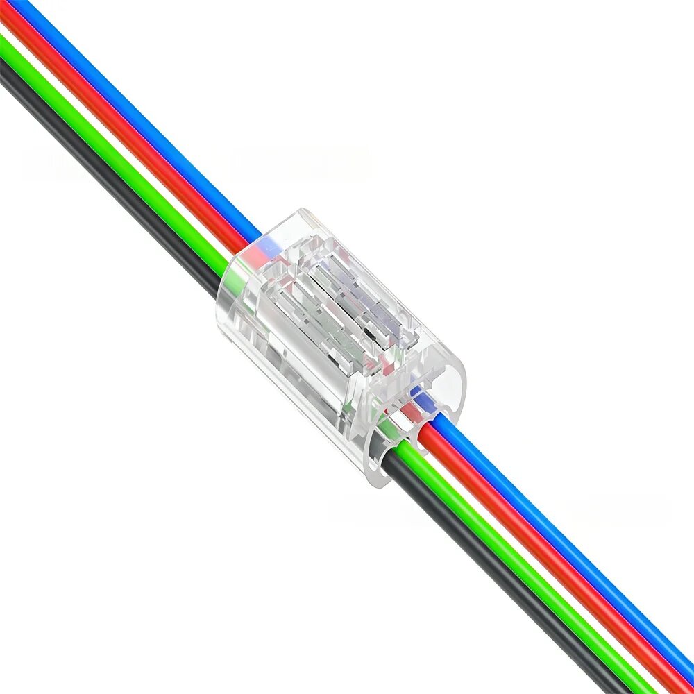 Соединители проводов HONWIN JAVN 4P 22-20AWG прозрачные