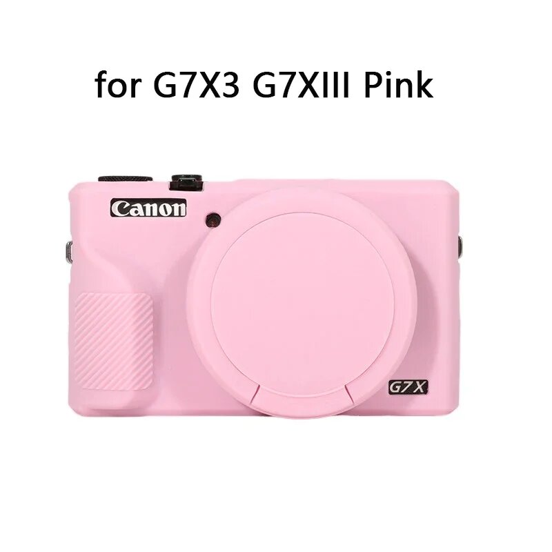 Силиконовый чехол для Canon G7X III Pink
