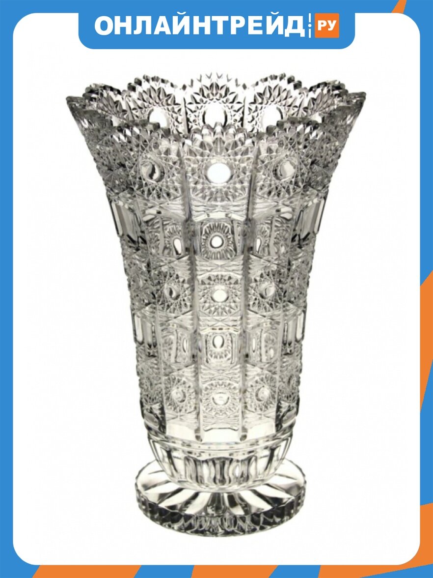 Ваза Crystal Bohemia "500PK" 30,5 см.