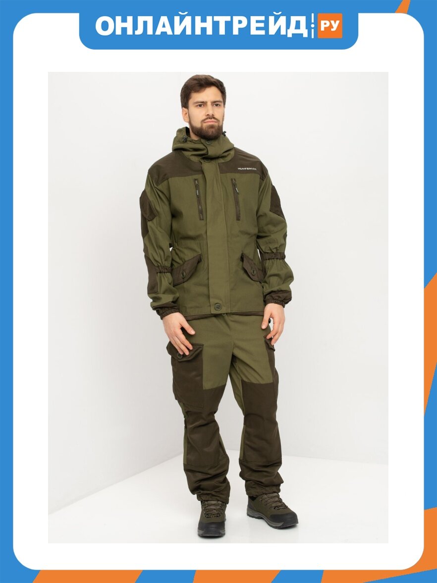 Костюм летний Huntsman Горка-5 цвет Зеленый ткань Палатка/ Грета разм. 44-46/182-188