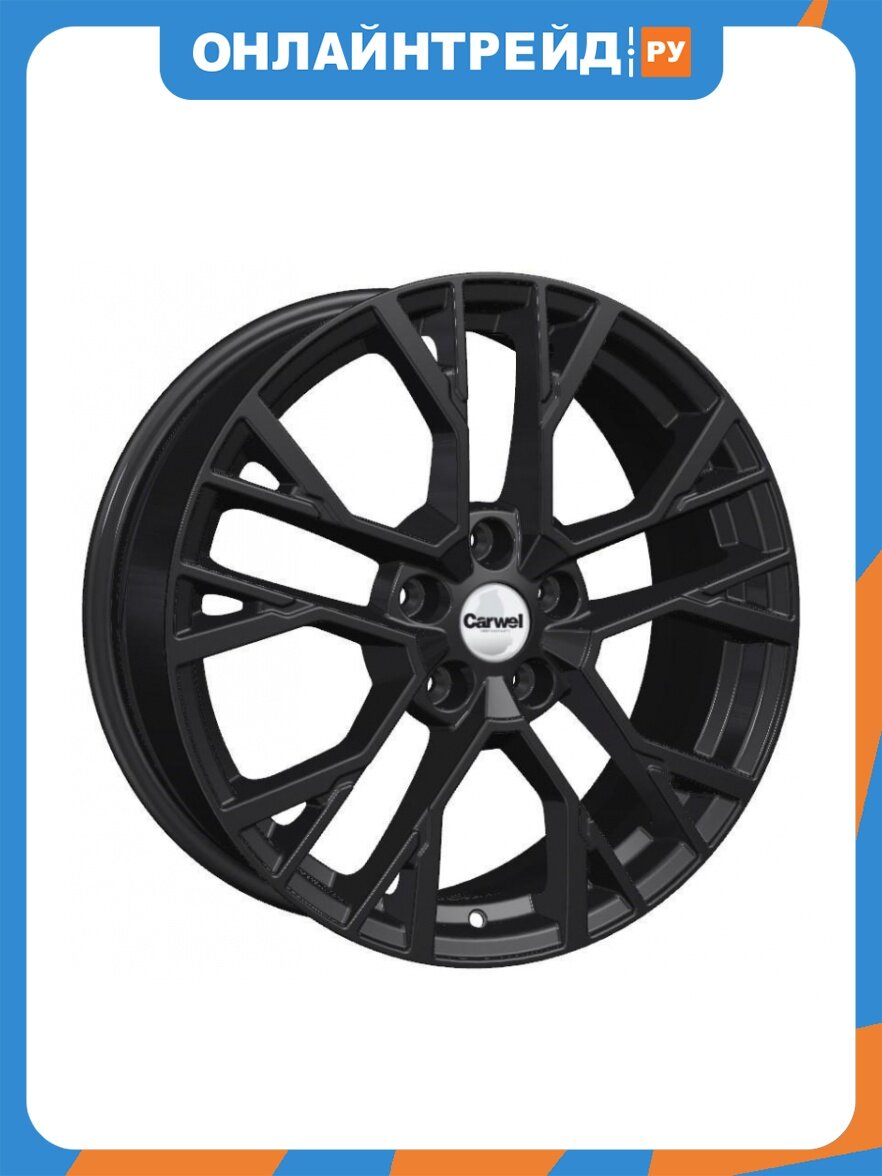 Диск Carwel Камак 1810 (Qashqai) 7x18 5/114.3 ET40 D66.1 BL (Арт.122631)