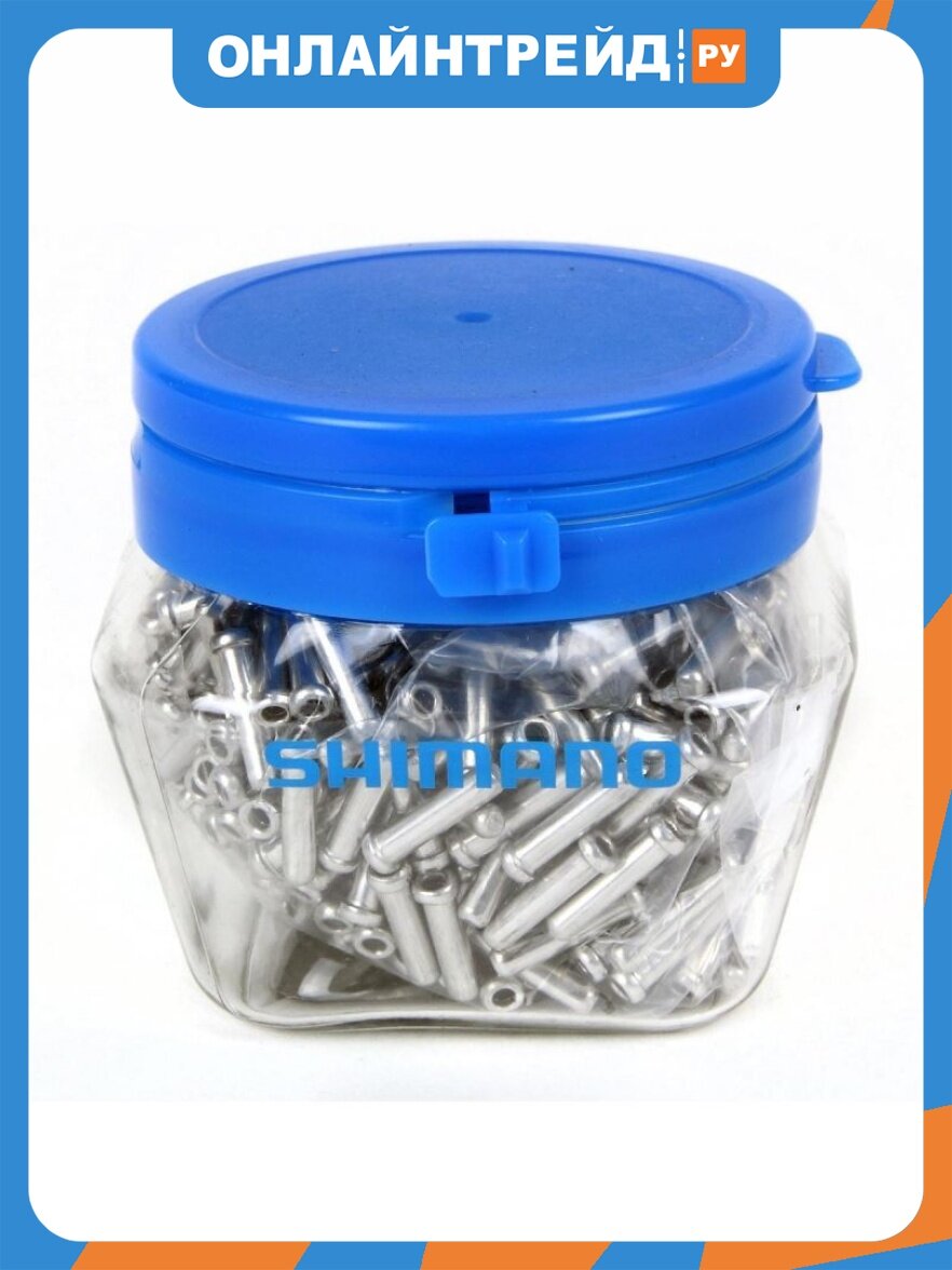 Концевик троса тормоза Shimano 1,6мм (500шт.)