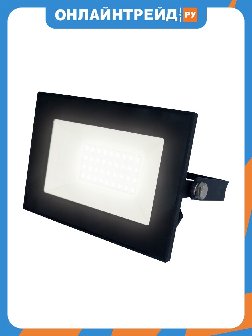 Светодиодный прожектор Uniel ULF-F21-30W/3000K IP65 200-250В BLACK