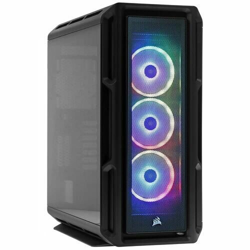 Компьютерный корпус Corsair iCUE 5000T RGB (CC-9011230-CN) черный - Midi Tower, E-ATX, USB 3.2 Gen 1 Type-A, USB 3.2 Gen 2x2 Type-C
