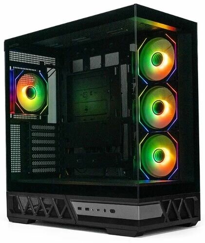 Компьютерный корпус XASTRA Q700 4ARGB-C10-UC (Q700-4FM12A-C10-UC) черный - Midi Tower, ATX, USB 3.2 Gen 1 Type A, USB 3.2 Gen 1 Type C