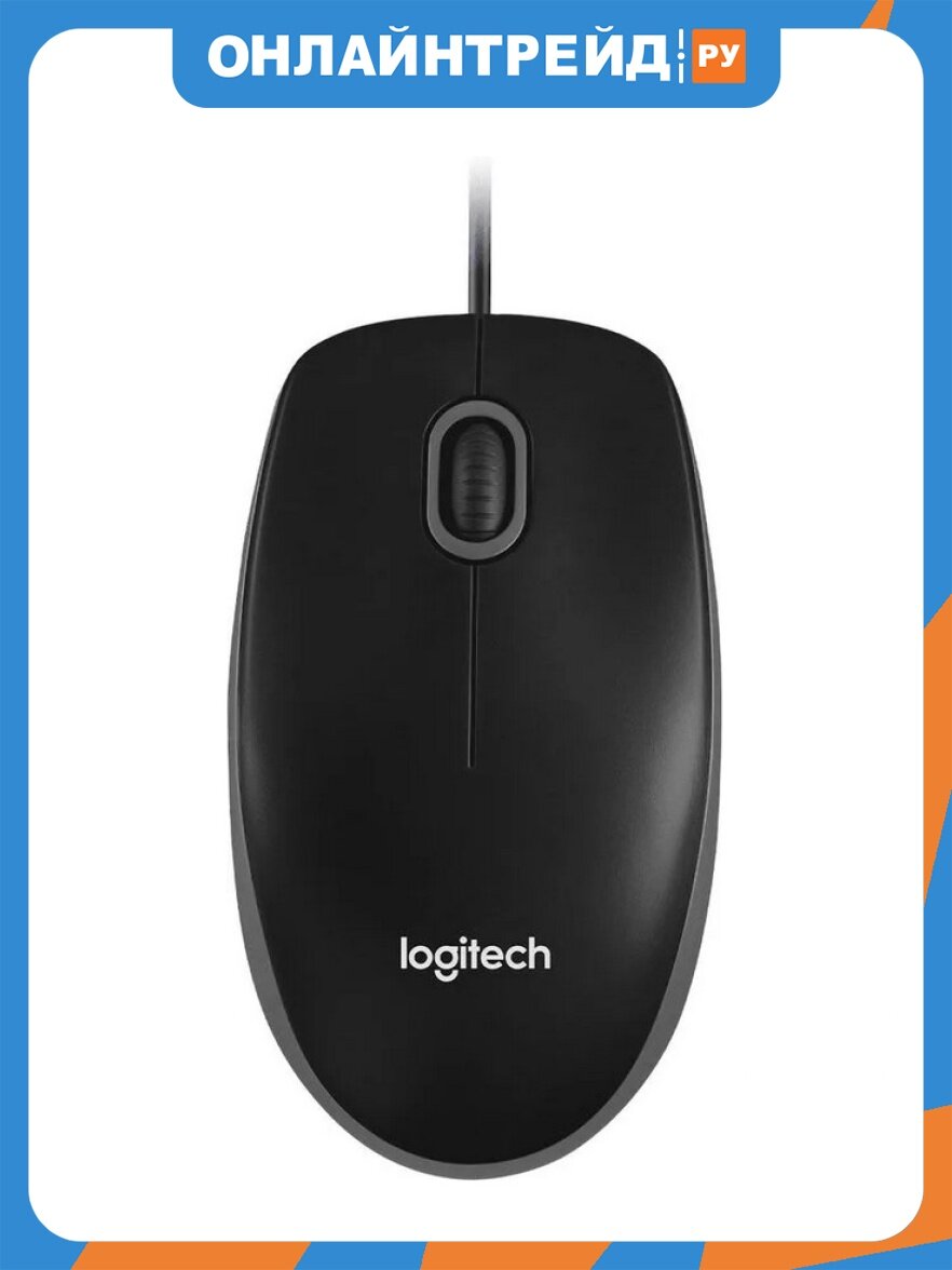 Мышь Logitech B100 Black (910-006605)