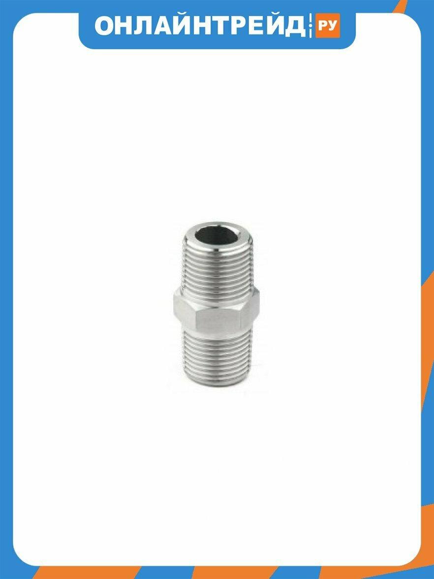 Переходник Elitech 1/4"П - 1/4"П блистер