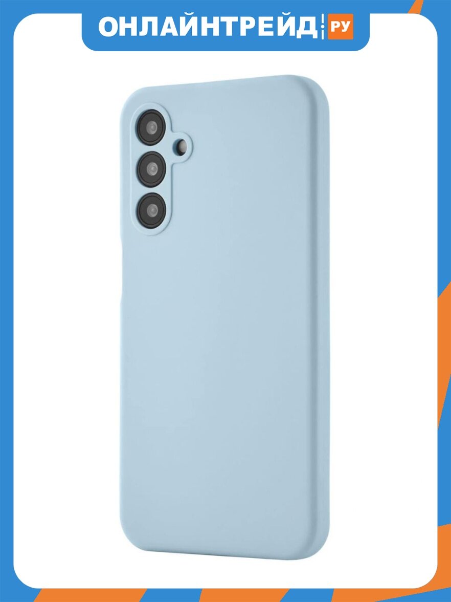 Чехол Ubear Touch Case для Samsung Galaxy A15, силикон, софт-тач, голубой