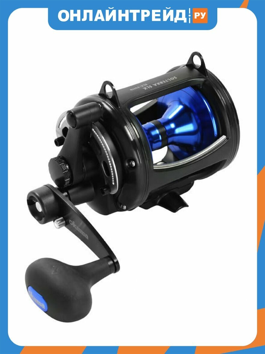Катушка мультипликаторная Okuma Катушка Solterra b SLX 30 b RH Trolling 3.5:1 тролинговая, правая рука