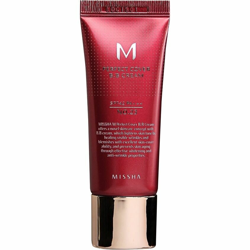Missha Тональный BB крем М Perfect Cover Идеальное покрытие SPF42/PA, тон 23, 20 мл