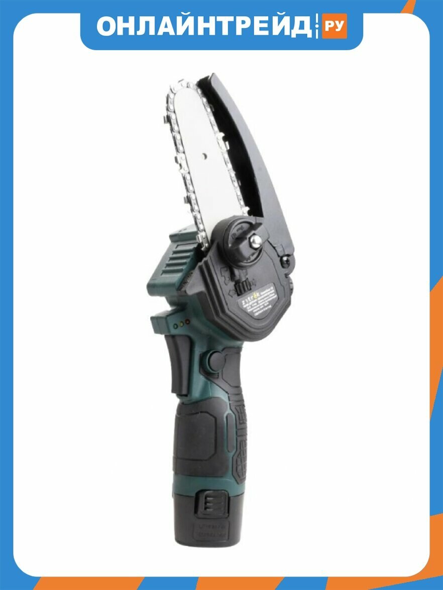 Пила цепная аккумуляторная Zitrek GreenSaw 12 (12В, 2.0Ач Li-ion 2шт, ЗУ) 085-4449