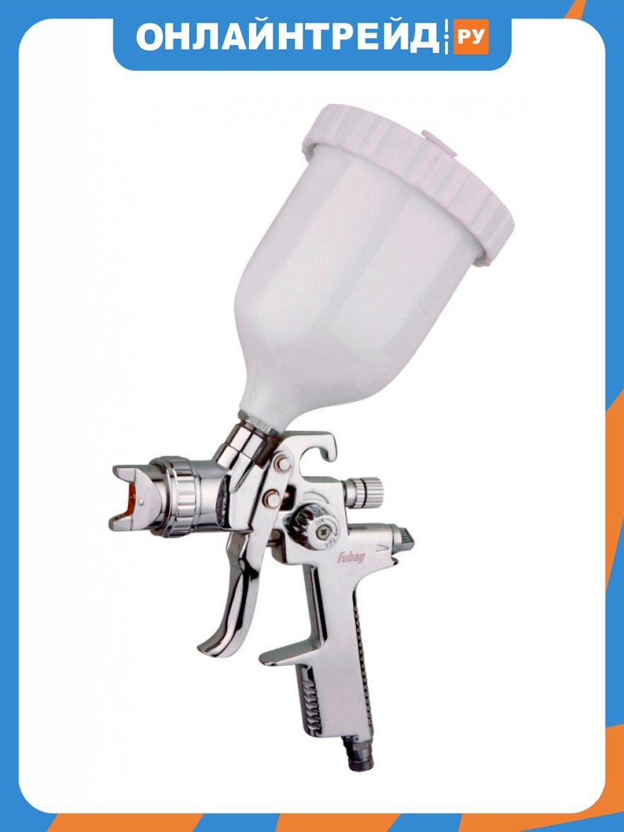 Краскораспылитель пневматический Fubag EXPERT G600/1.5 HVLP, 1/4", 130-210 мл/мин, 3 бар, верхний бачок