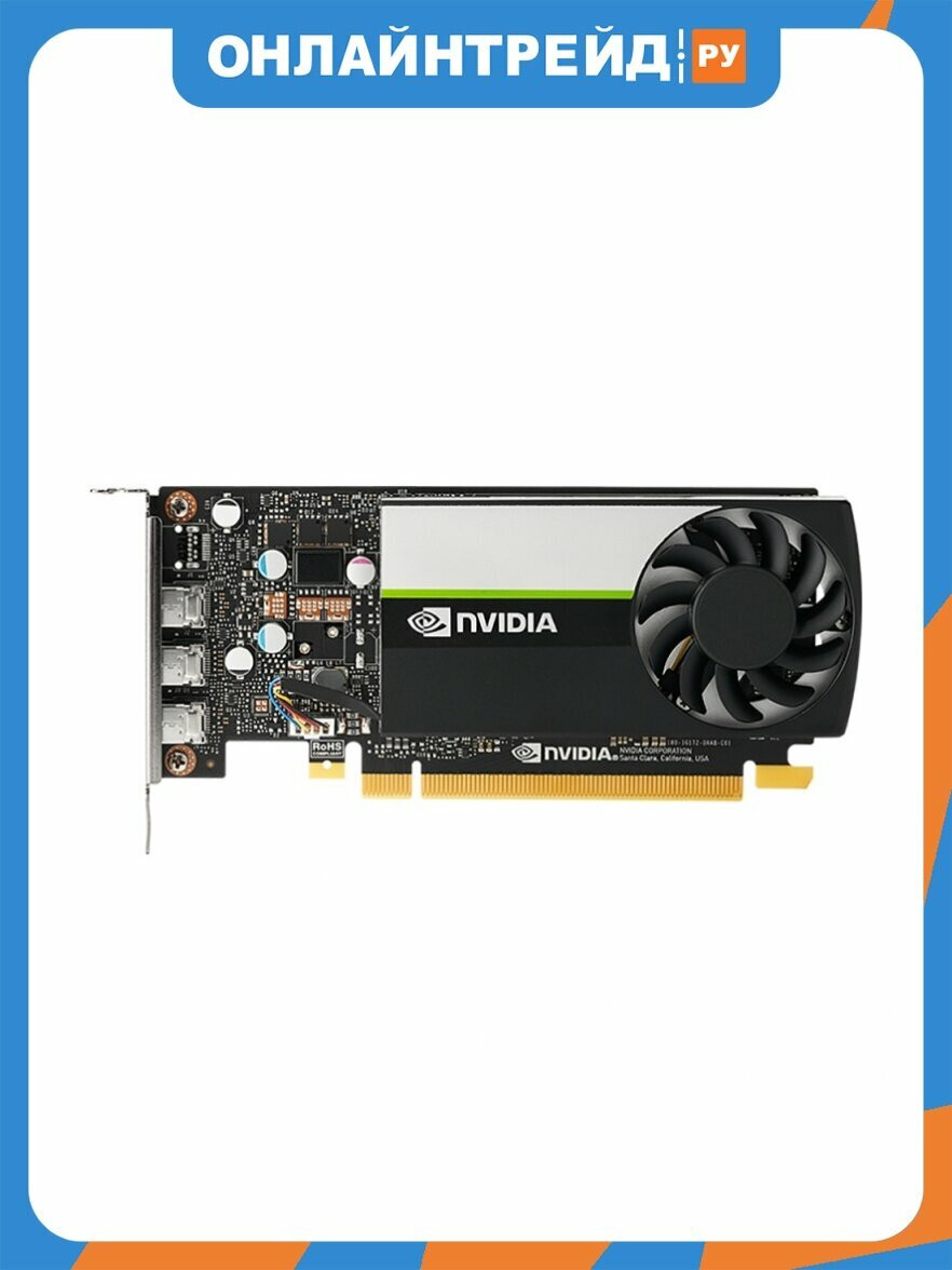 Профессиональная видеокарта Nvidia T400 (ATX, LP) 4G