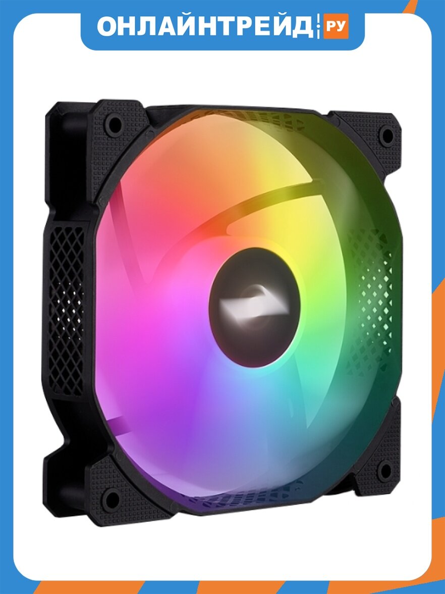 Вентилятор для корпуса 1STPLAYER F7 Black OEM (F7-BK)