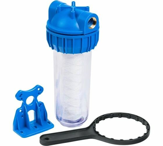 Колба Unipump 10 CFC-10K резьба 1, с картриджем SC-10W 5мкм