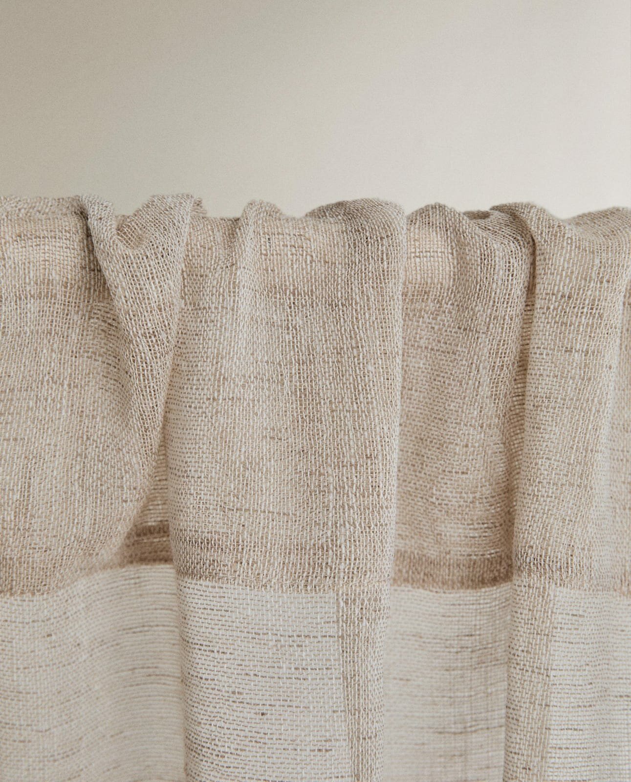 Штора ZARA HOME штора малой прозрачности (комплект 2 шт.) 1300/032/052-73, светло-бежевый, 140 x 270 см