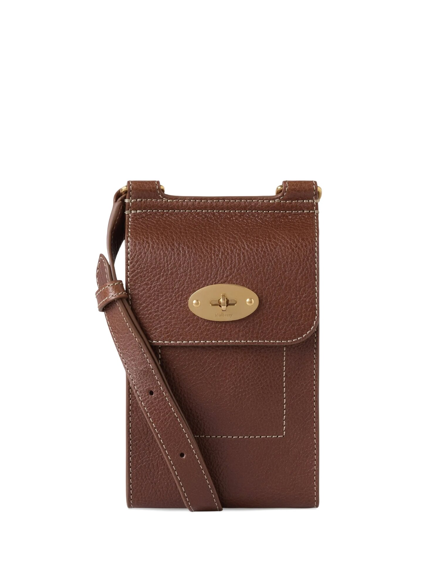 Сумка Mulberry Mini Antony grained-leather messenger bag