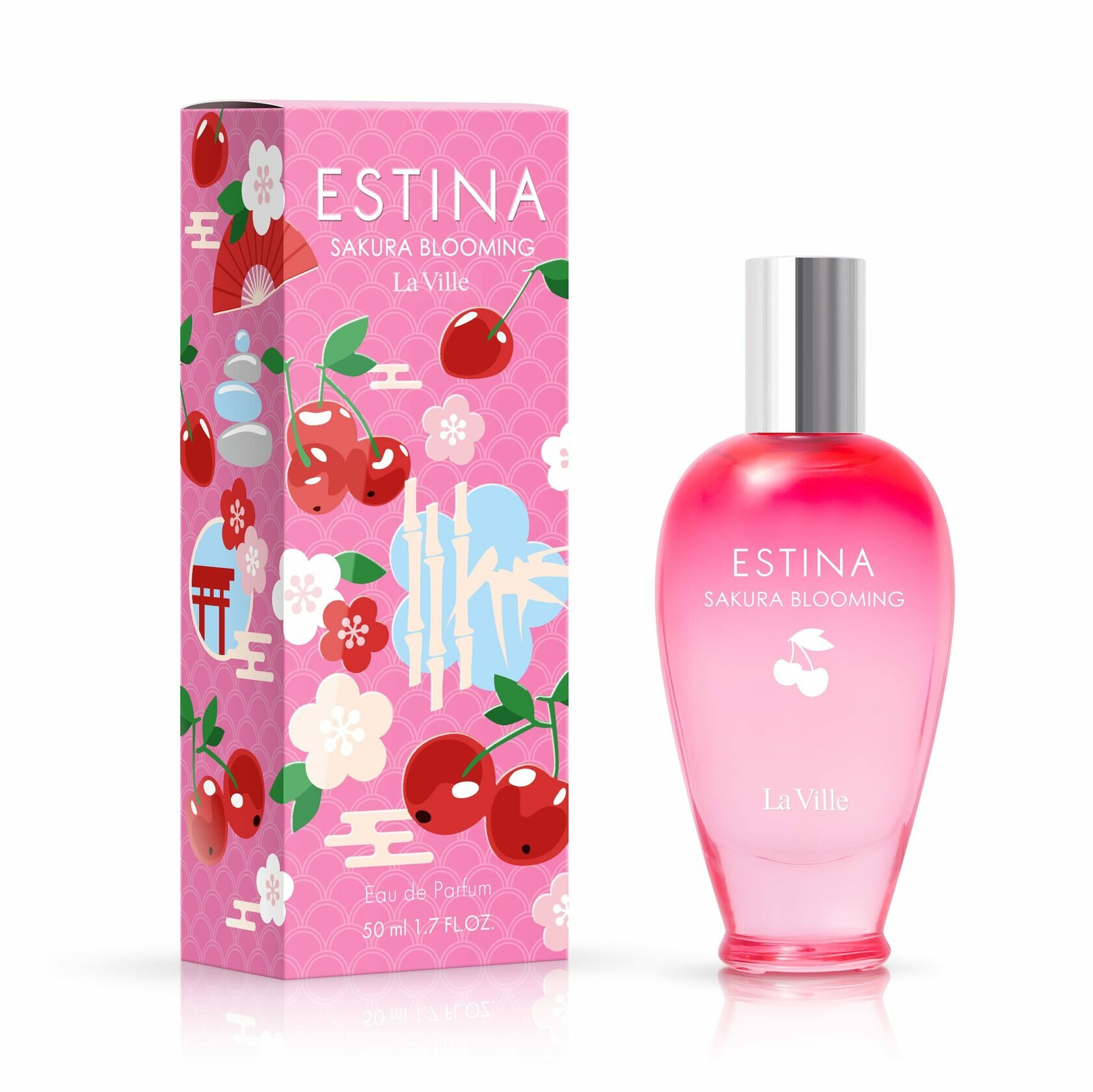Парфюмерная вода женская DILIS Estina Sakura Blooming флакон 50мл