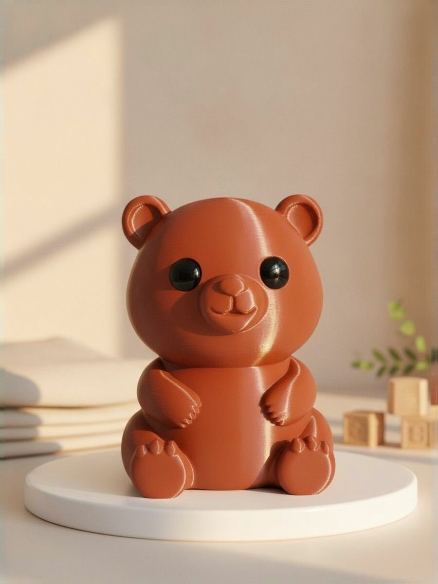 Фигурка Медведь 3д. Декор
