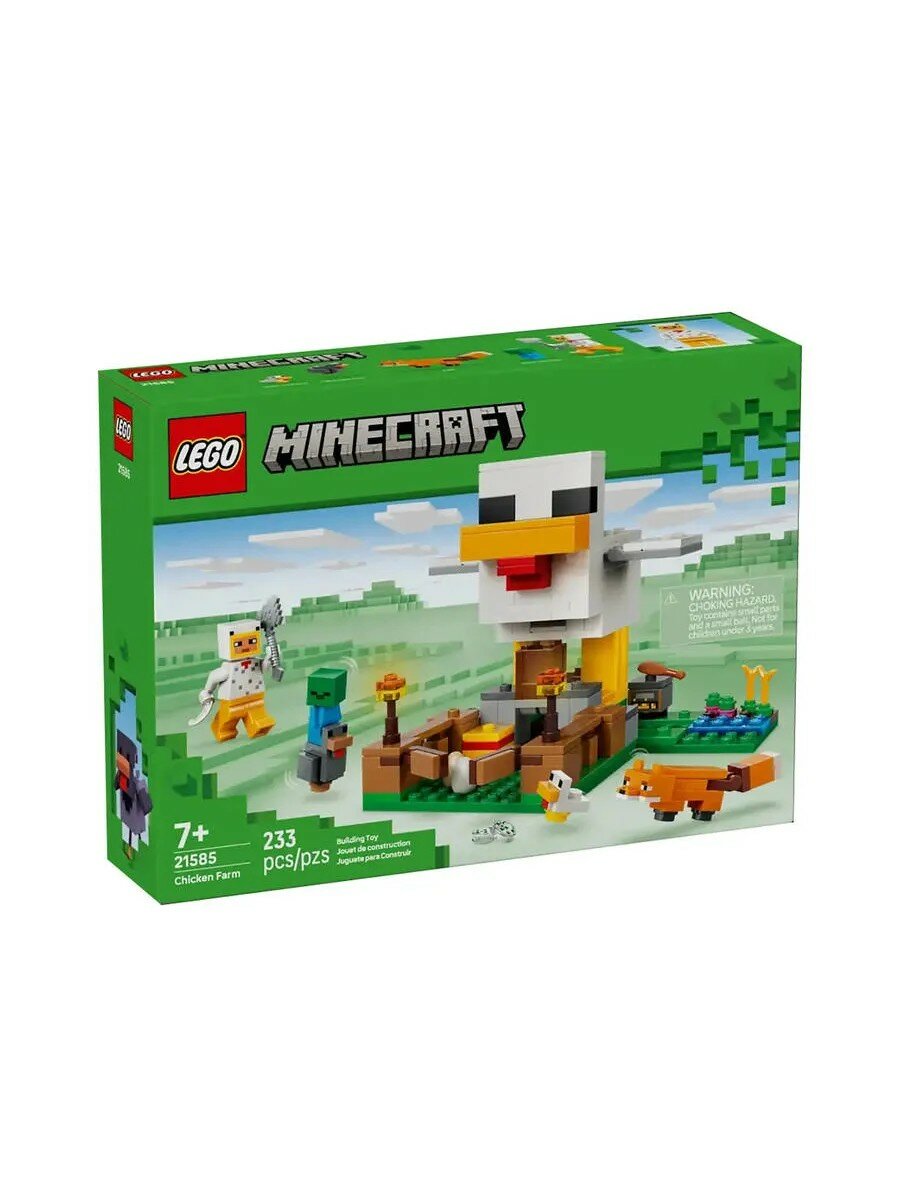 Конструктор Lego Minecraft Куриная ферма 21585