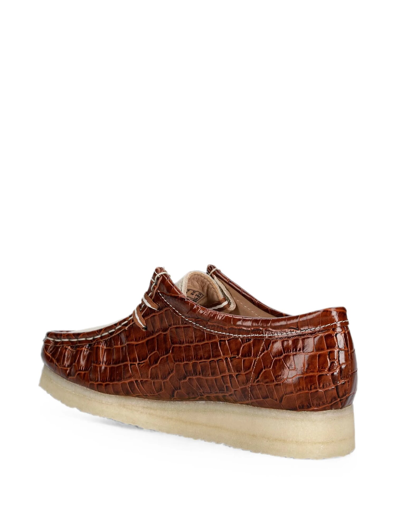 Лоферы Clarks ORIGINALs Croc-effect Wallabee loafers, размер 5.5 — фото 1