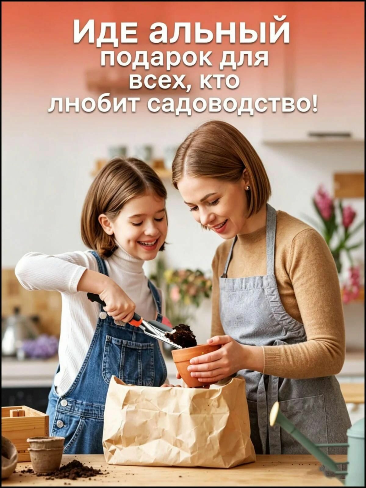 Совок садовый, Металл — фото 1