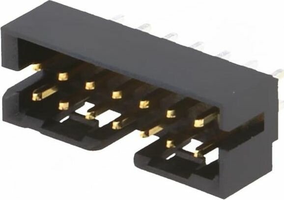MOLEX 878311420 Гнездо, провод-плата, "папа", Milli-Grid, 2мм, PIN: 14, THT, прямой, 1шт