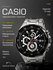 Наручные часы CASIO Edifice, синий, серебряный