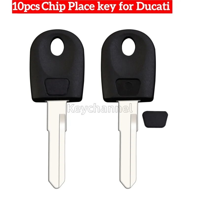 Keychannel 10 шт. Заготовки ключей KW17 без чипа для мотоциклов Ducati 659 797 821 939 1000 1200, сменные аксессуары